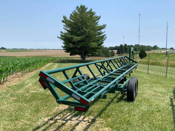Hay Express Round Bale Trailer Hay/Forage (10448392) JEFF OETTING FARM ...