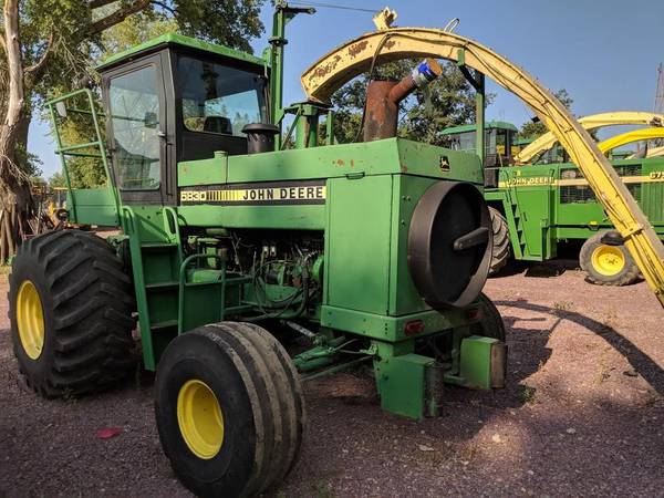 John Deere 5830 Self Propelled Forage Harvester #0639 OK ENTERPRISES ...