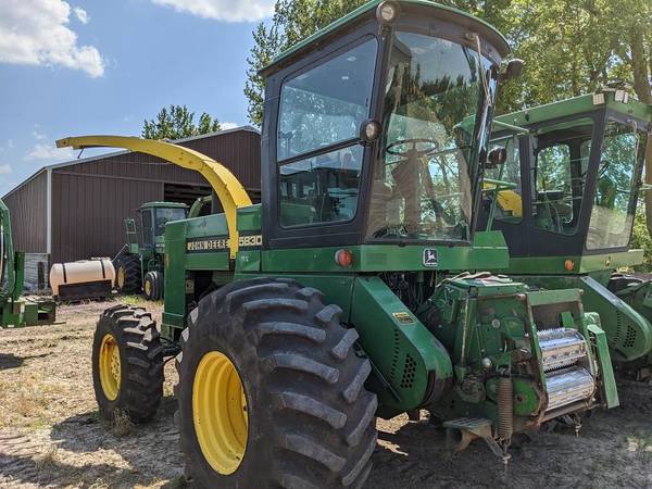 John Deere 5830 Self Propelled Forage Harvester #6163 OK ENTERPRISES ...