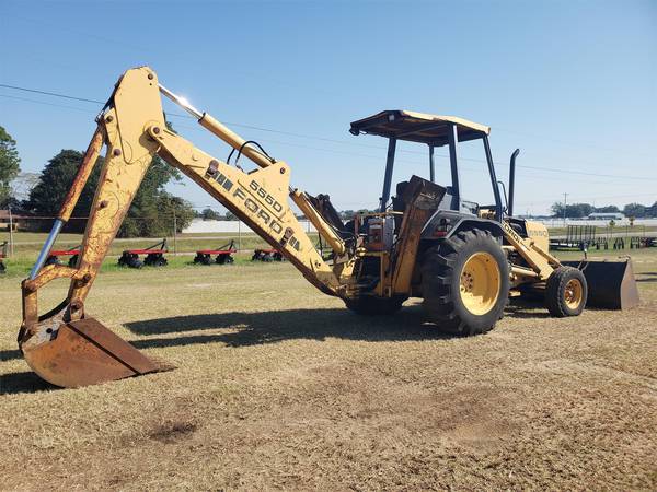 Ford 555D Tractor/Loader/Backhoe #A439641 BURTON FARM & CONSTRUCTION EQ ...