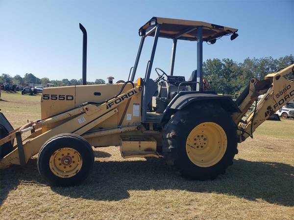 Ford 555D Tractor/Loader/Backhoe #A439641 BURTON FARM & CONSTRUCTION EQ ...