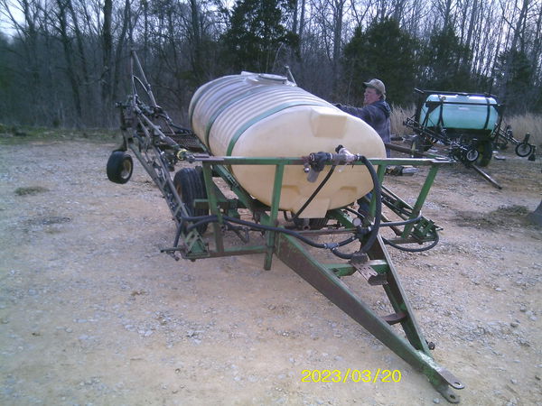 John Deere 540 Pull Type Sprayer #6654 POWDER MILLS EQUIPMENT MAGNOLIA ...