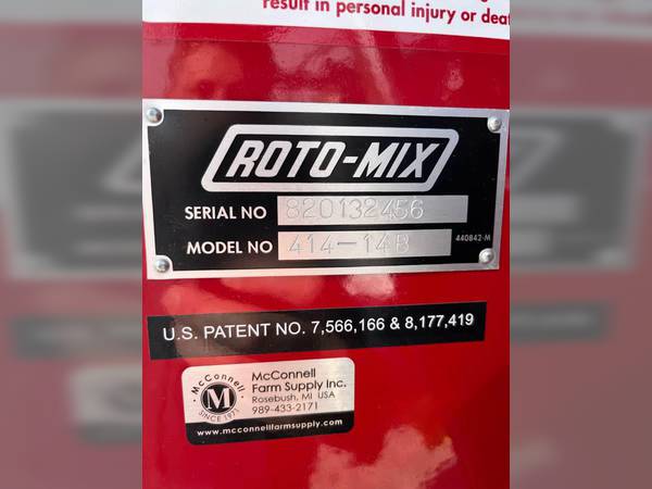 RotoMix 414-14B Feed Grinder/Mixer #820132456 MCCONNELL FARM SUPPLY ...