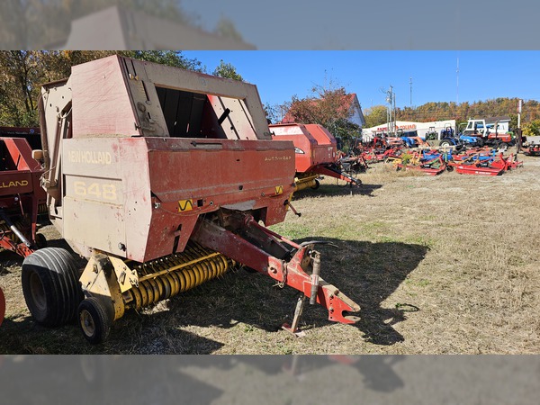 2002 New Holland 648 Round Baler #12848 Somerset Farm Equipment ...
